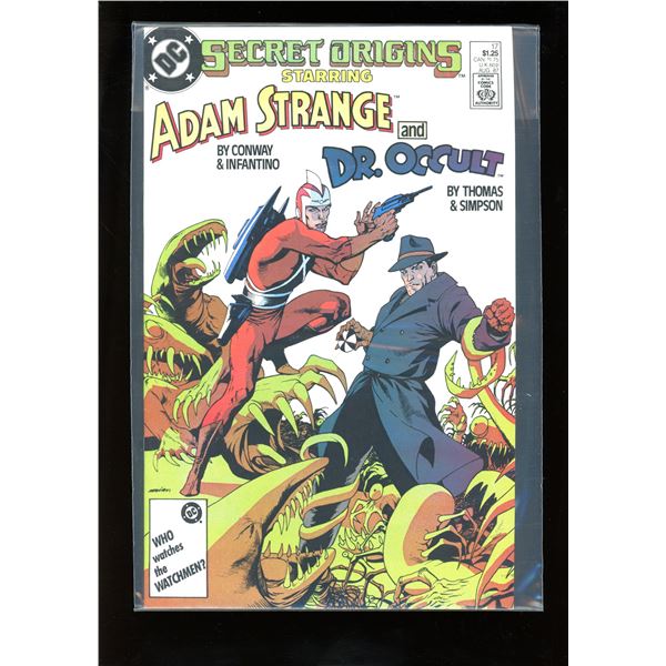 DC Secret Origins Starring Adam Strange and Dr. Occult #17