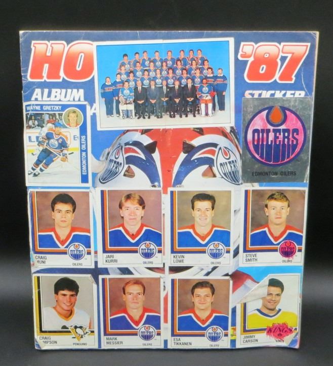 Vintage 1987 Panini Hockey Sticker Book Complete