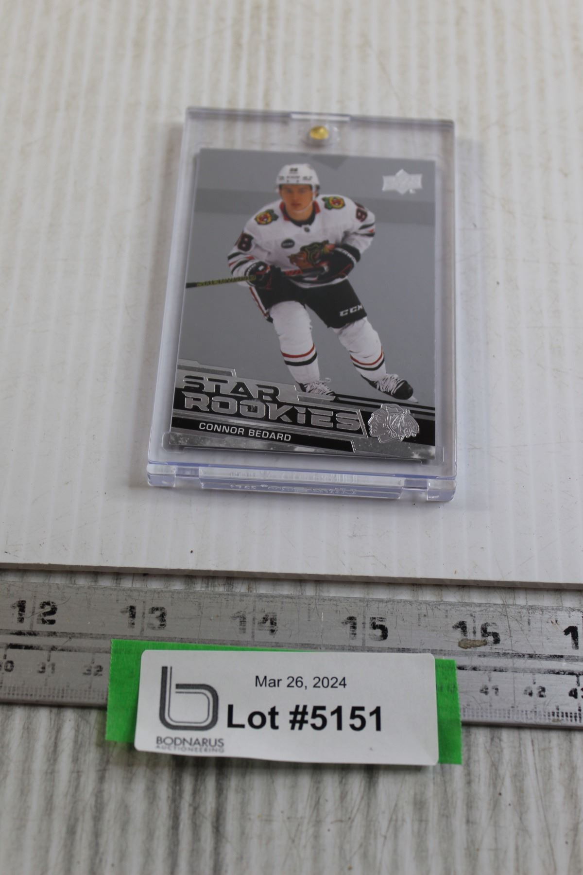 ^Limited Upper Deck Connor Bedard Rookie Card - Bodnarus Auctioneering