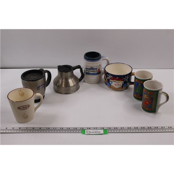 Coffee Mugs Some Chips Bodnarus Auctioneering