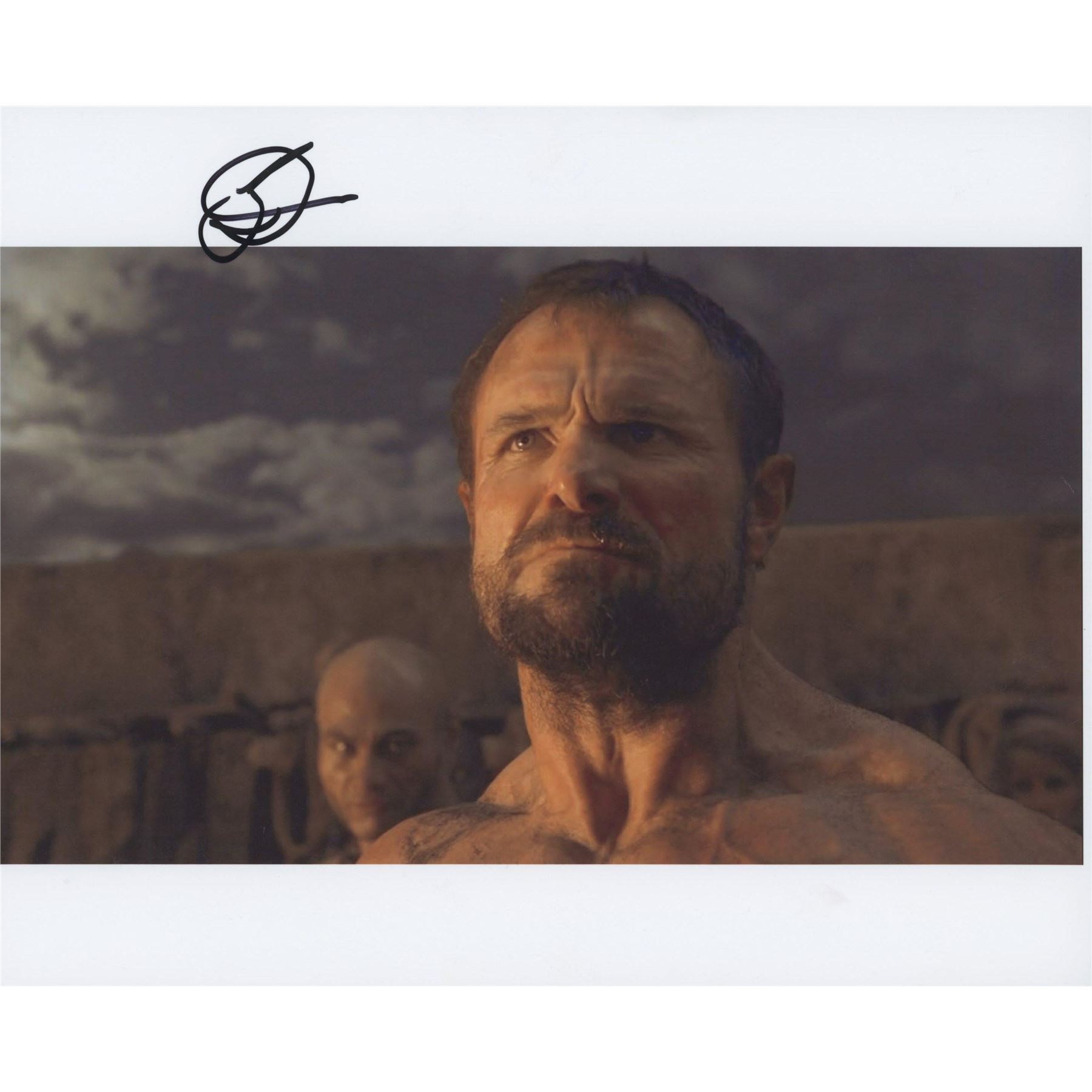 Barry Duffield signed "Spartacus" photo