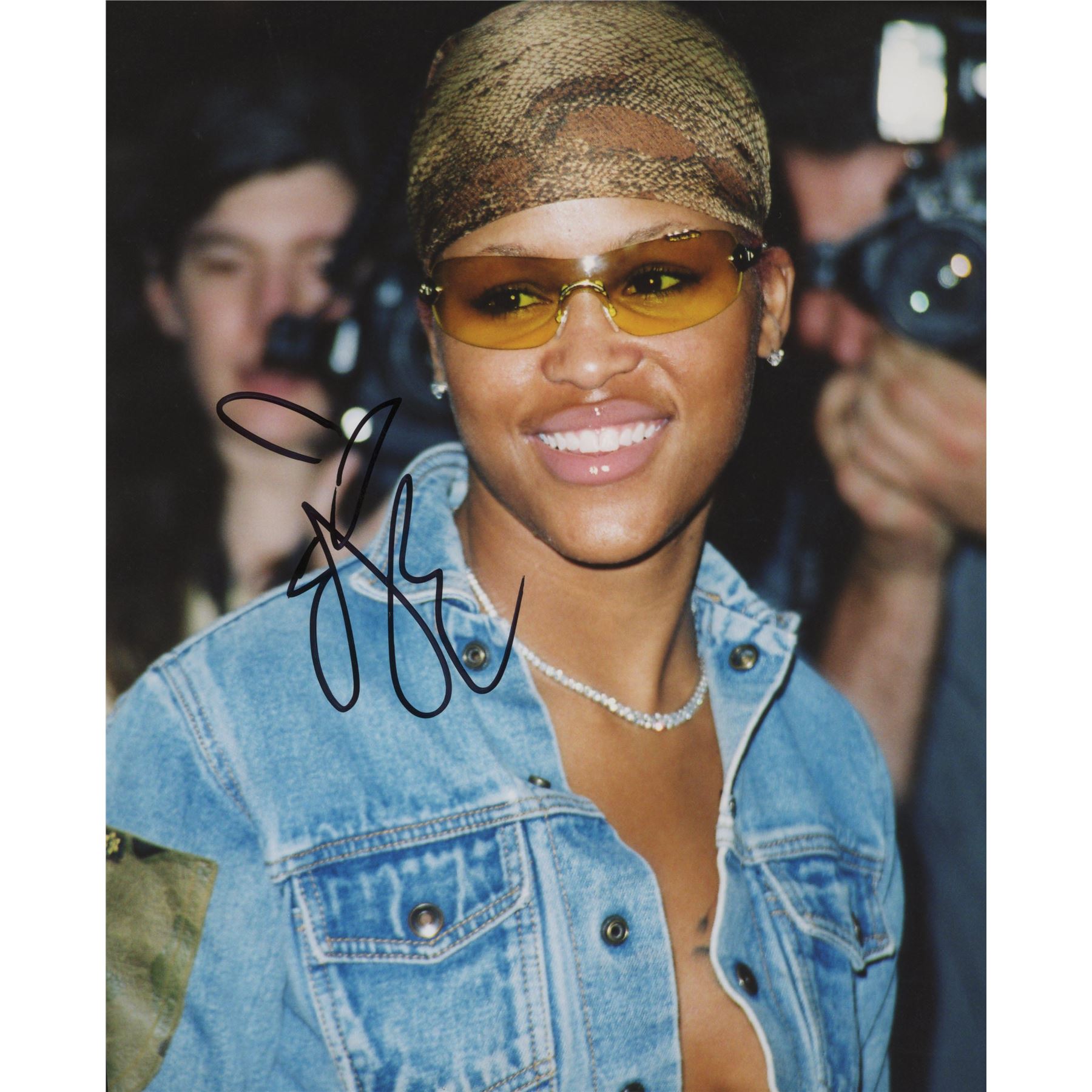 Rapper Eve signed photo