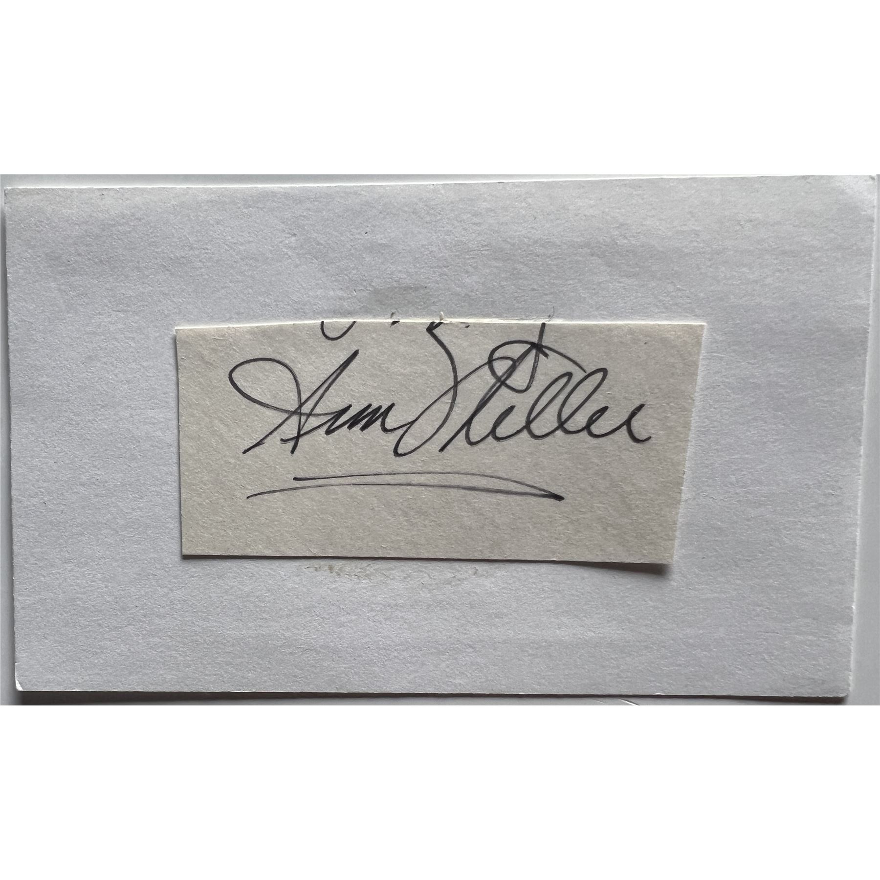 Ann Miller original signature