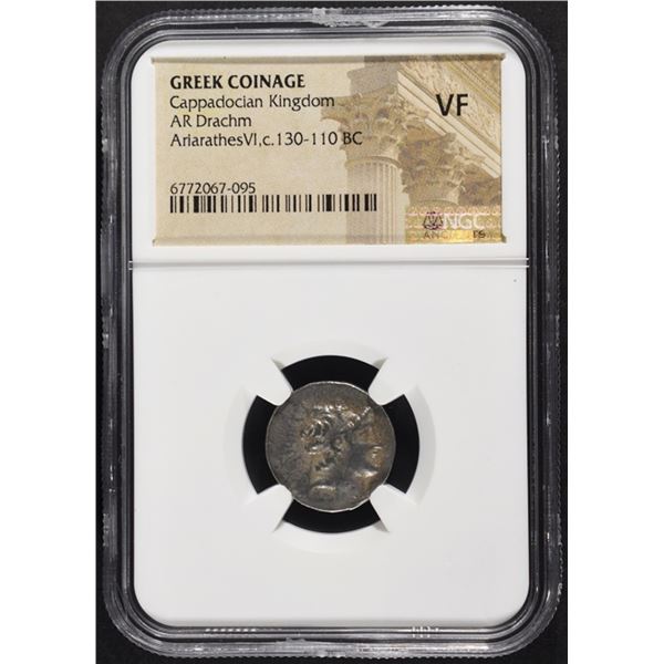 c. 130-110 BC ARIARATHESVI GREEK COINAGE NGC VF