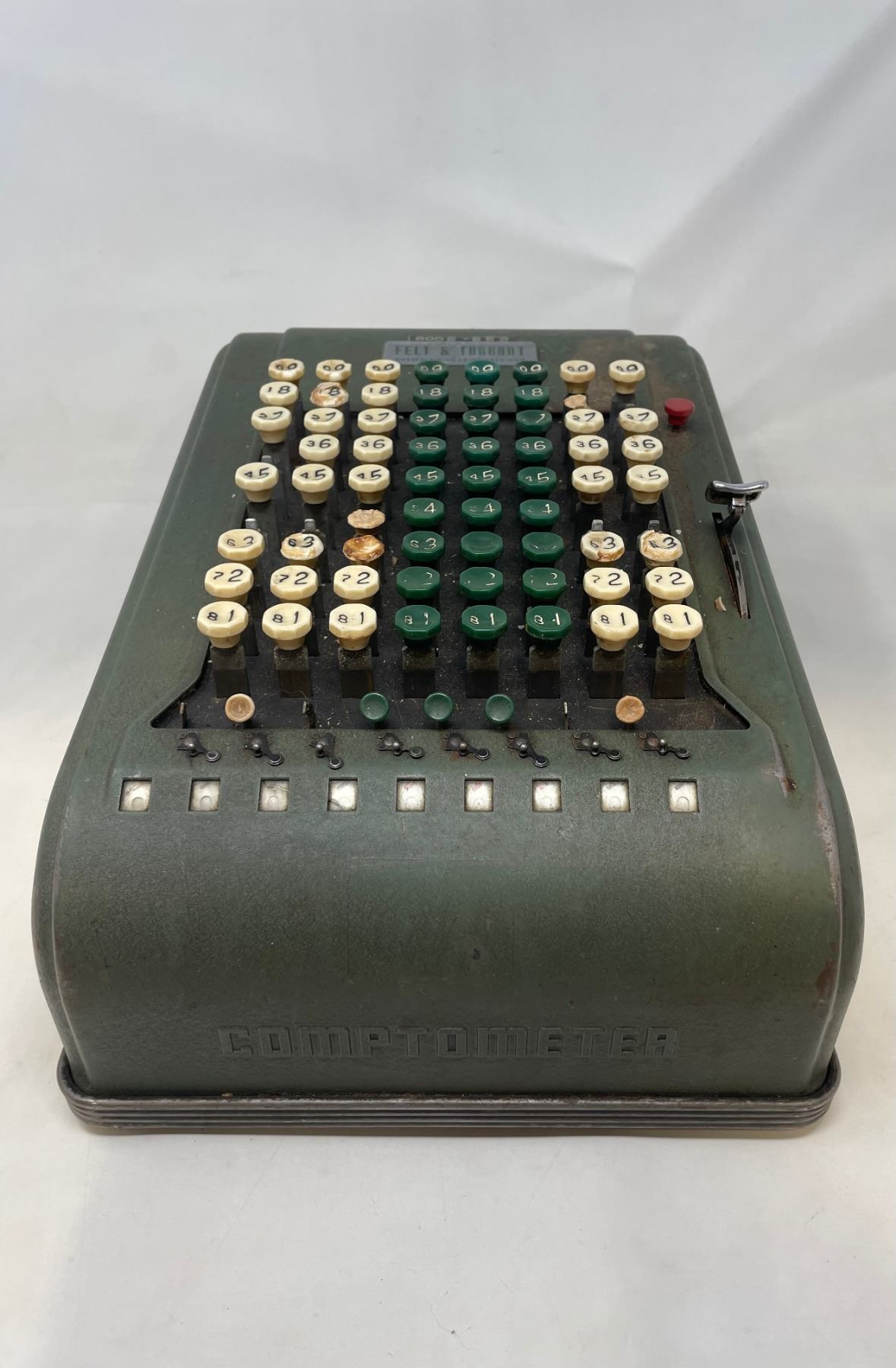 Vintage Felt & Tarrant Comptometer Adding/Calculating Machine