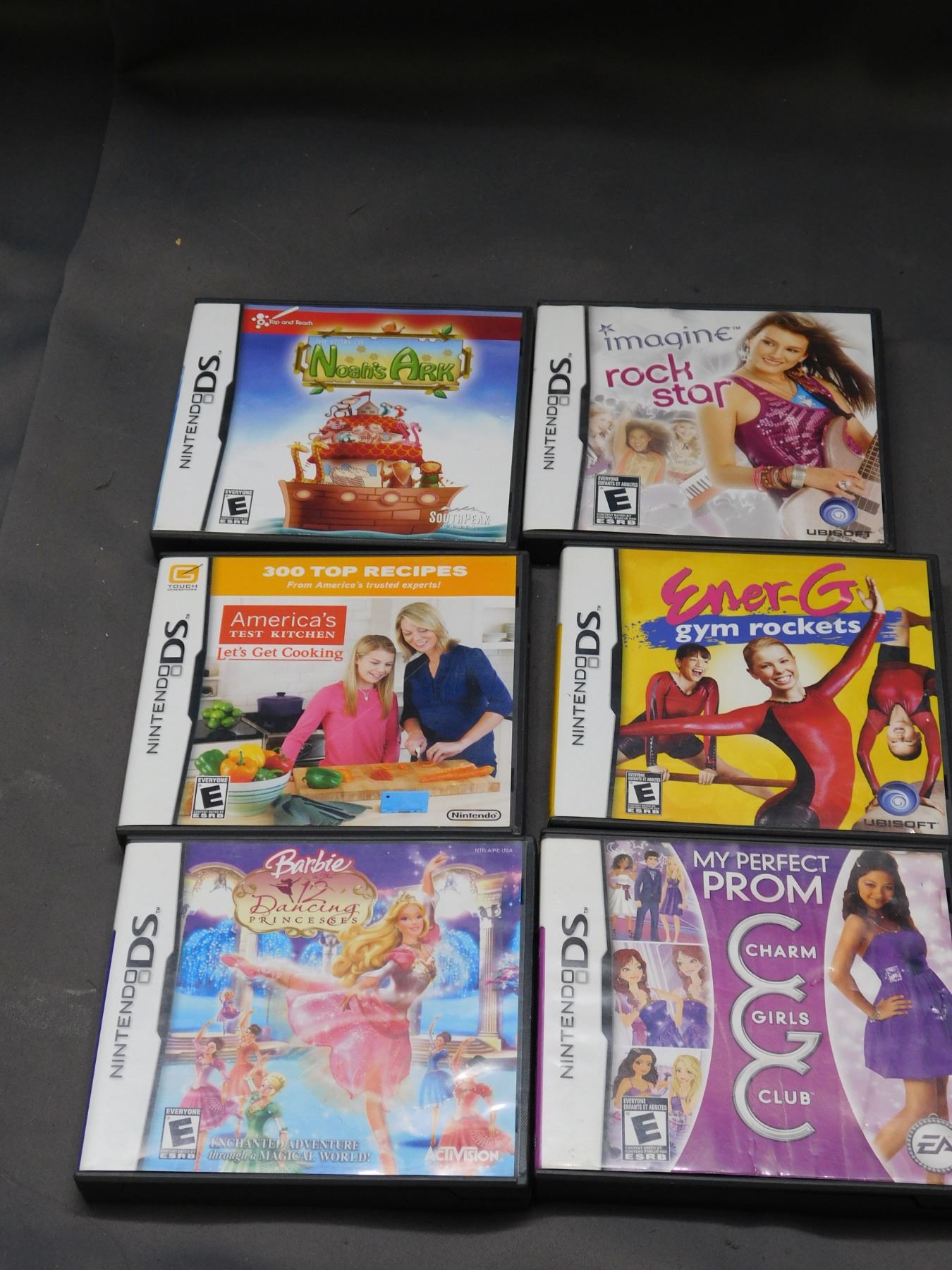 Lot of 6 Nintendo DS Games Girls Games