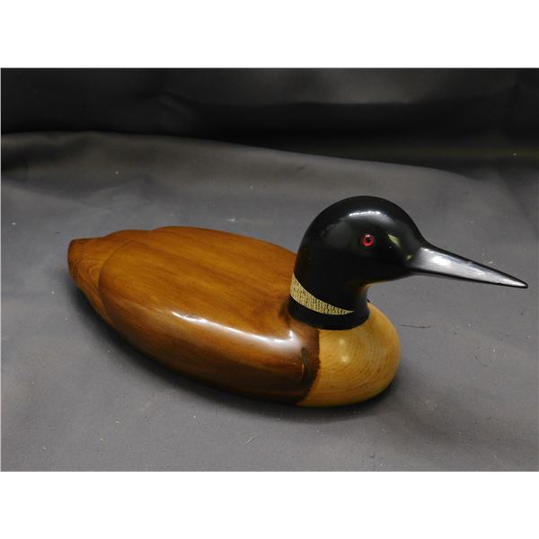 FWF Carved Wooden Loon 1982