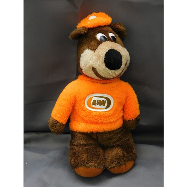 Plush A&W Root Bear Mascot 17"
