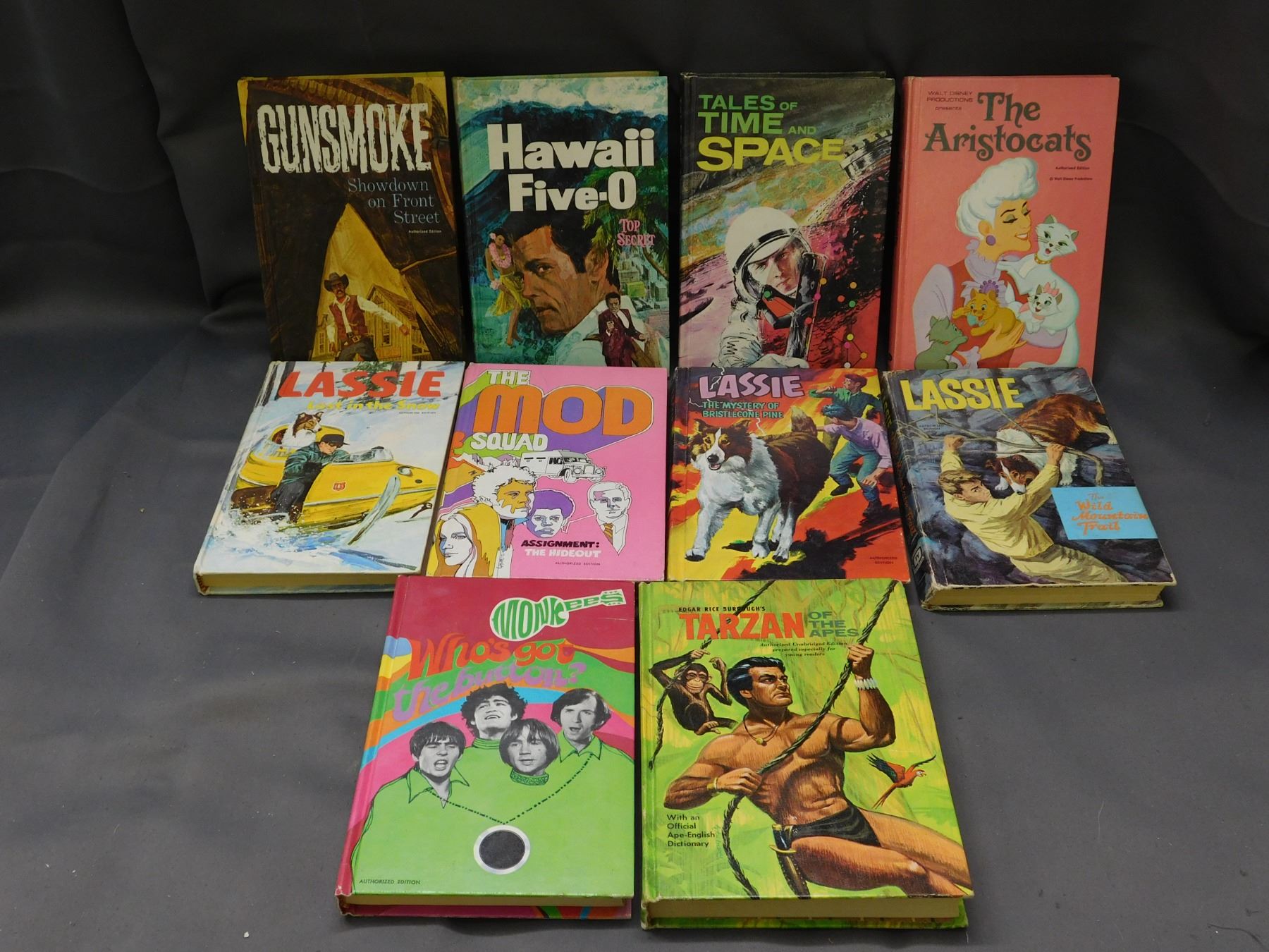 Lot of 10 Assorted Vintage Fiction Hardcover Books Lassie, The ...