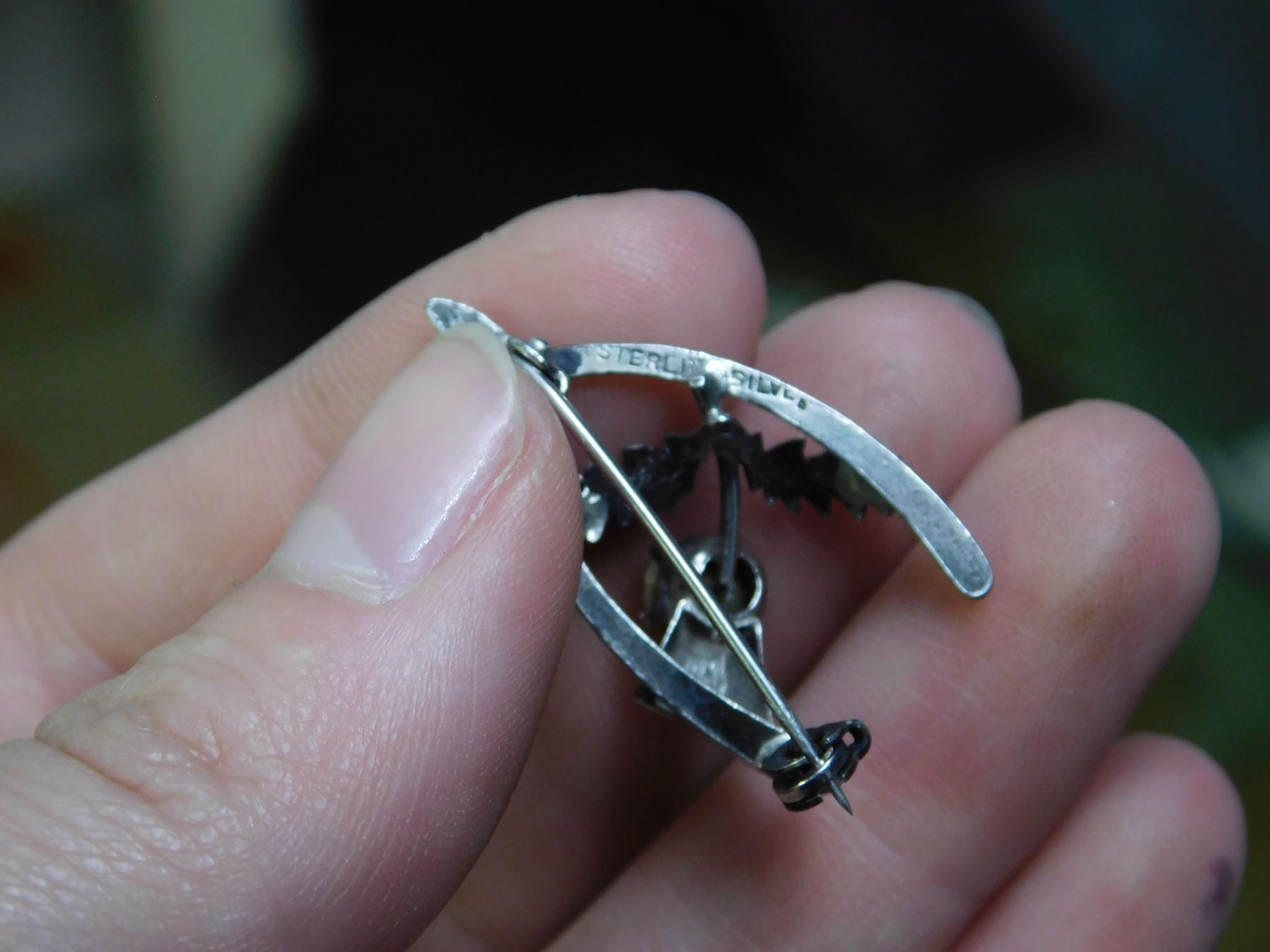 Sterling Silver & Swarovski Pins