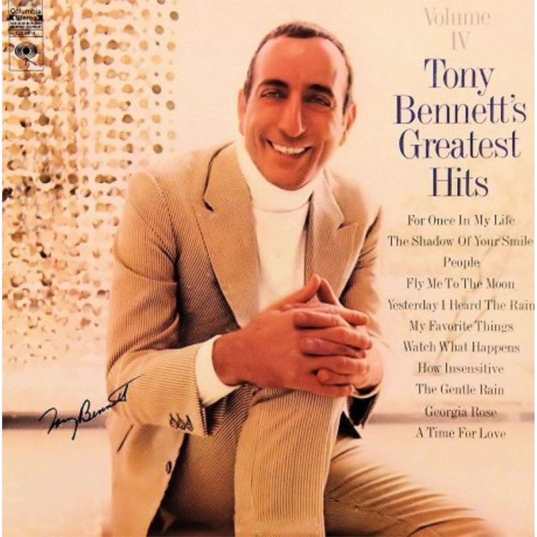 Tony Bennett signed Greatest Hits, Volume IV album