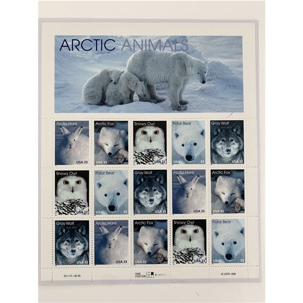 Arctic Animals: Arctic Hare, Arctic Fox, Snowy Owl, Polar Bear, and ...