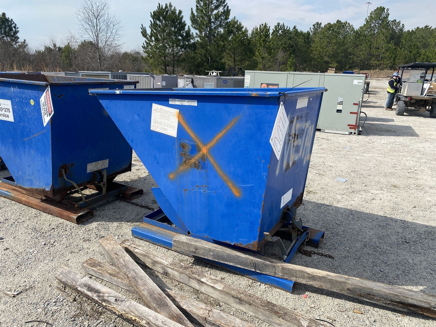 VESTIL DUMP HOPPER Aggregate Bin / Hopper - Test Site