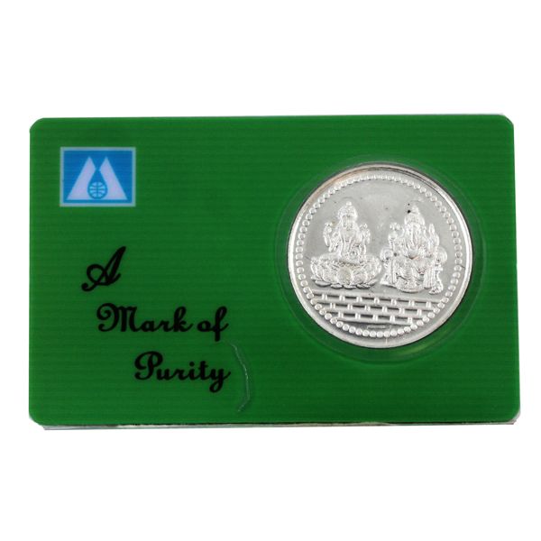 10g India A Mark of Purity .999 Fine Silver Round In Card. (Tax Exempt)