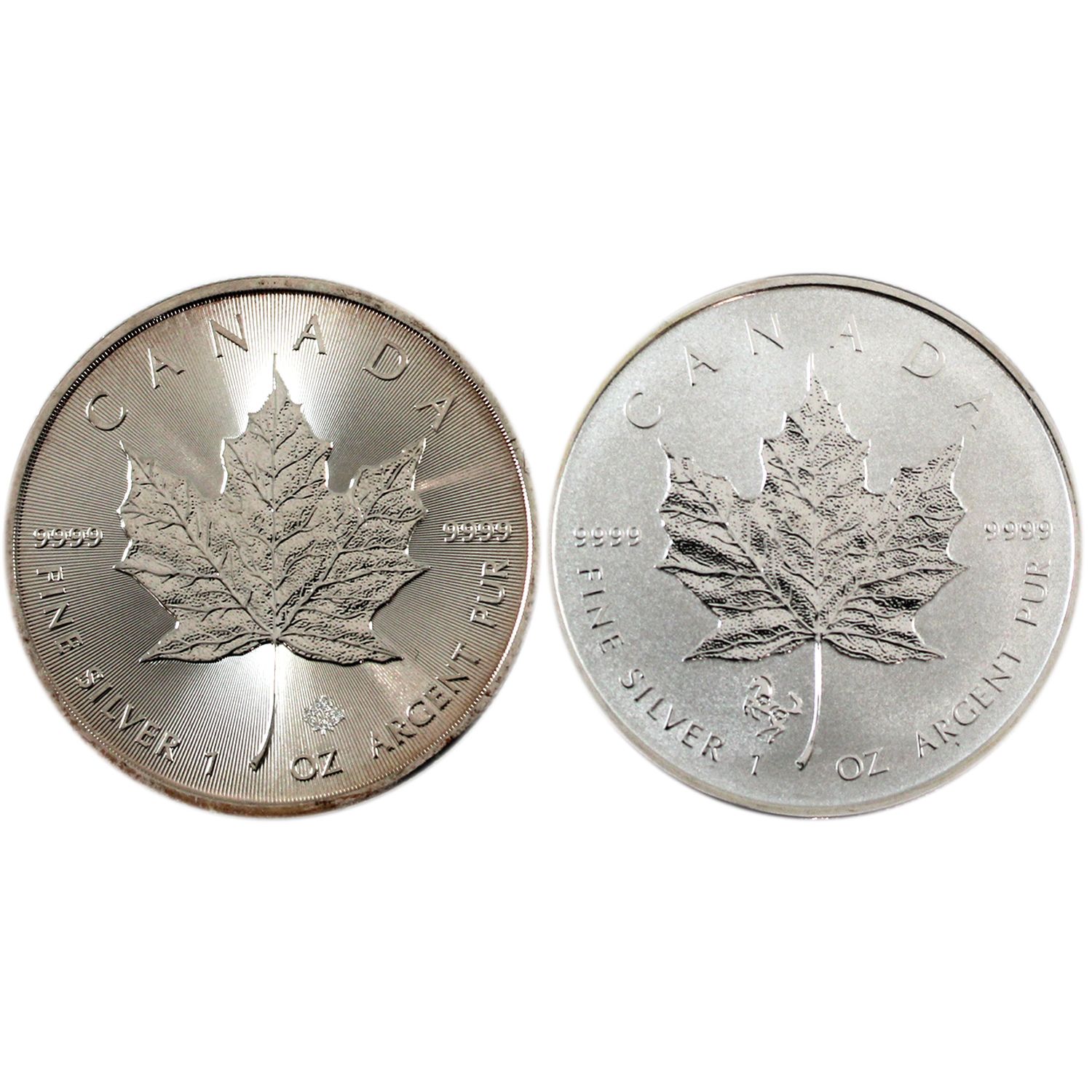 2x 1oz 2014 With Horse Privy & 2020 $5 SML .9999 Fine Silver Rounds ...