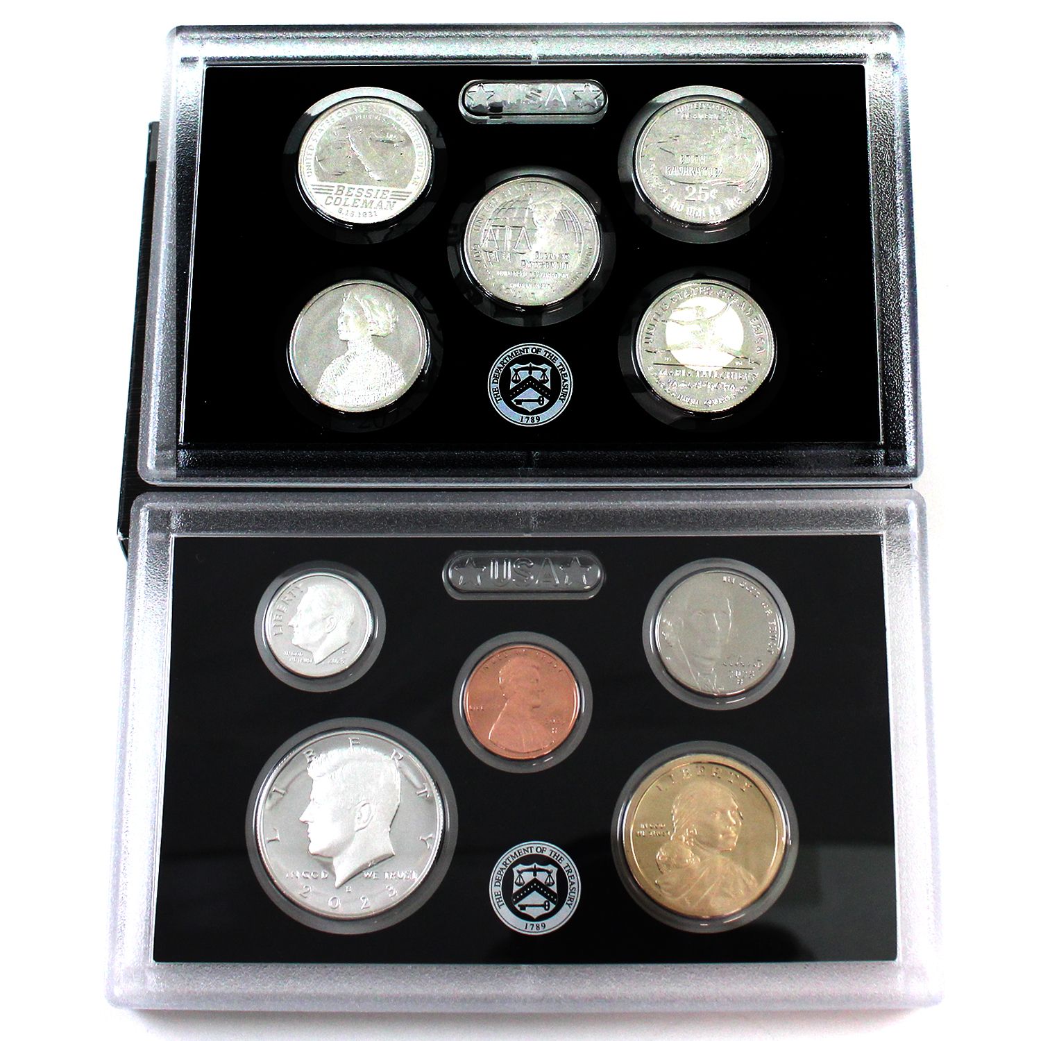 USA 2023 Silver Proof 10 Coin Set Featuring The 2023 American Women ...