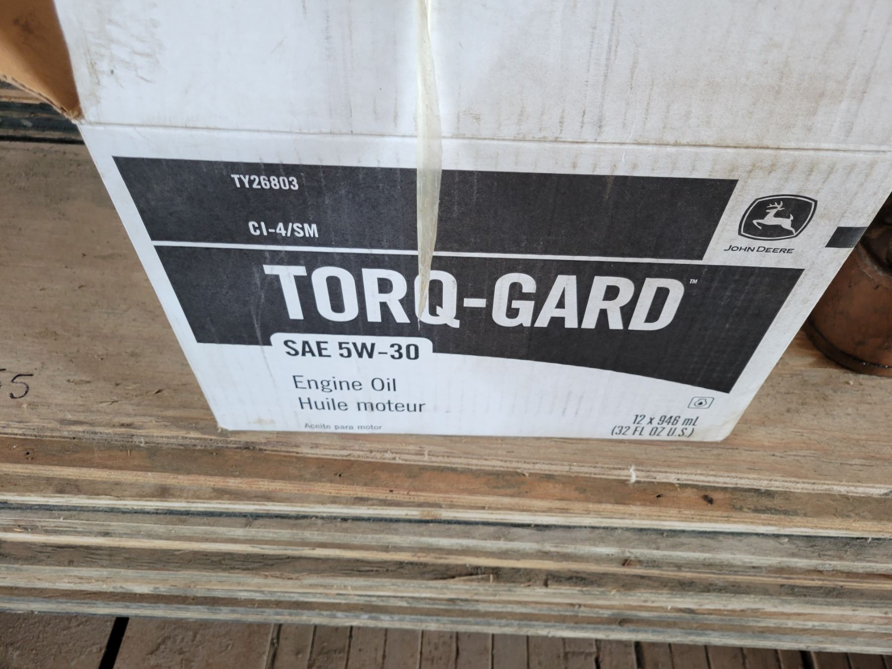 9- Quarts of JD 5W-3D engine oil