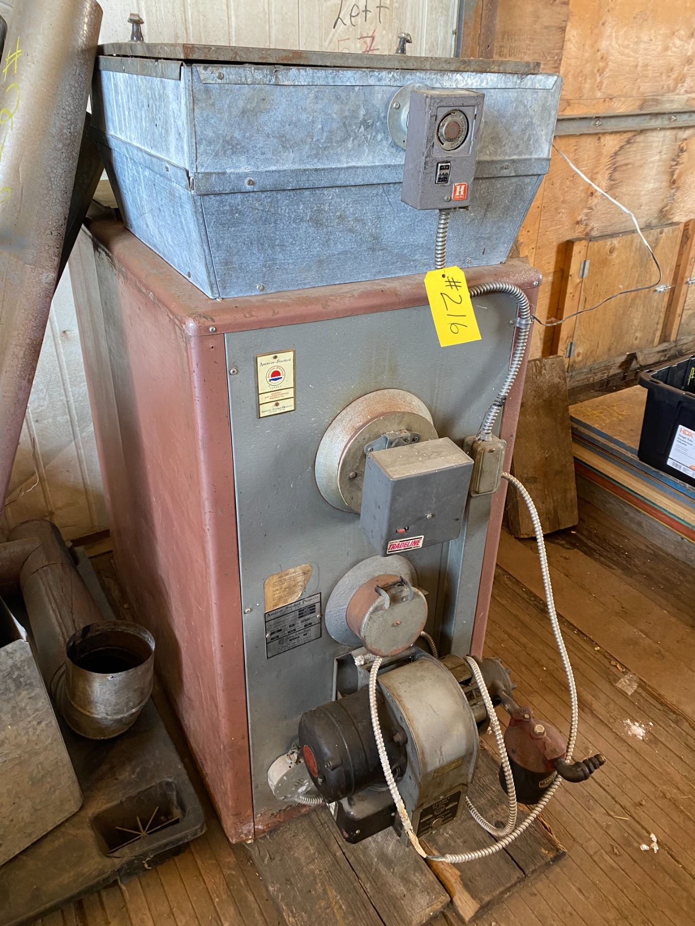 American Standard Oil Furnace & ducting