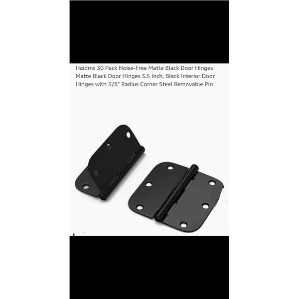 Black Door Hinges