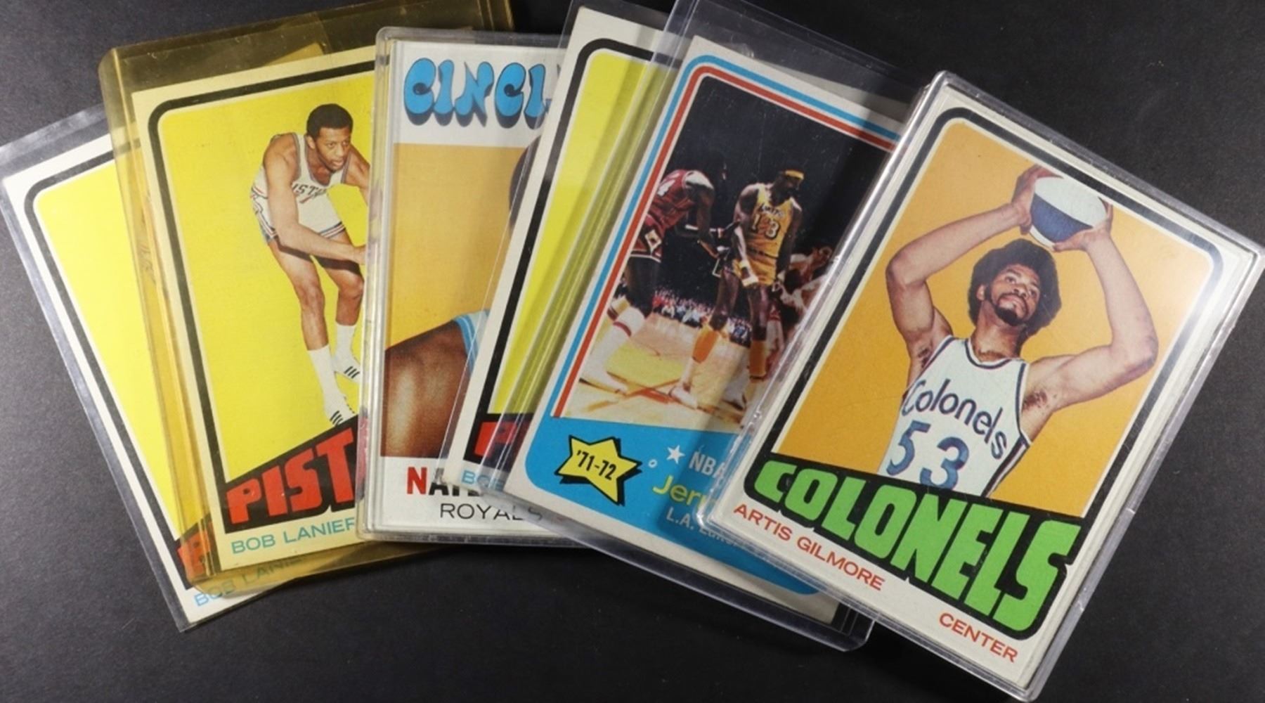 (6) 1970s TOPPS BASKETBALL CARDS