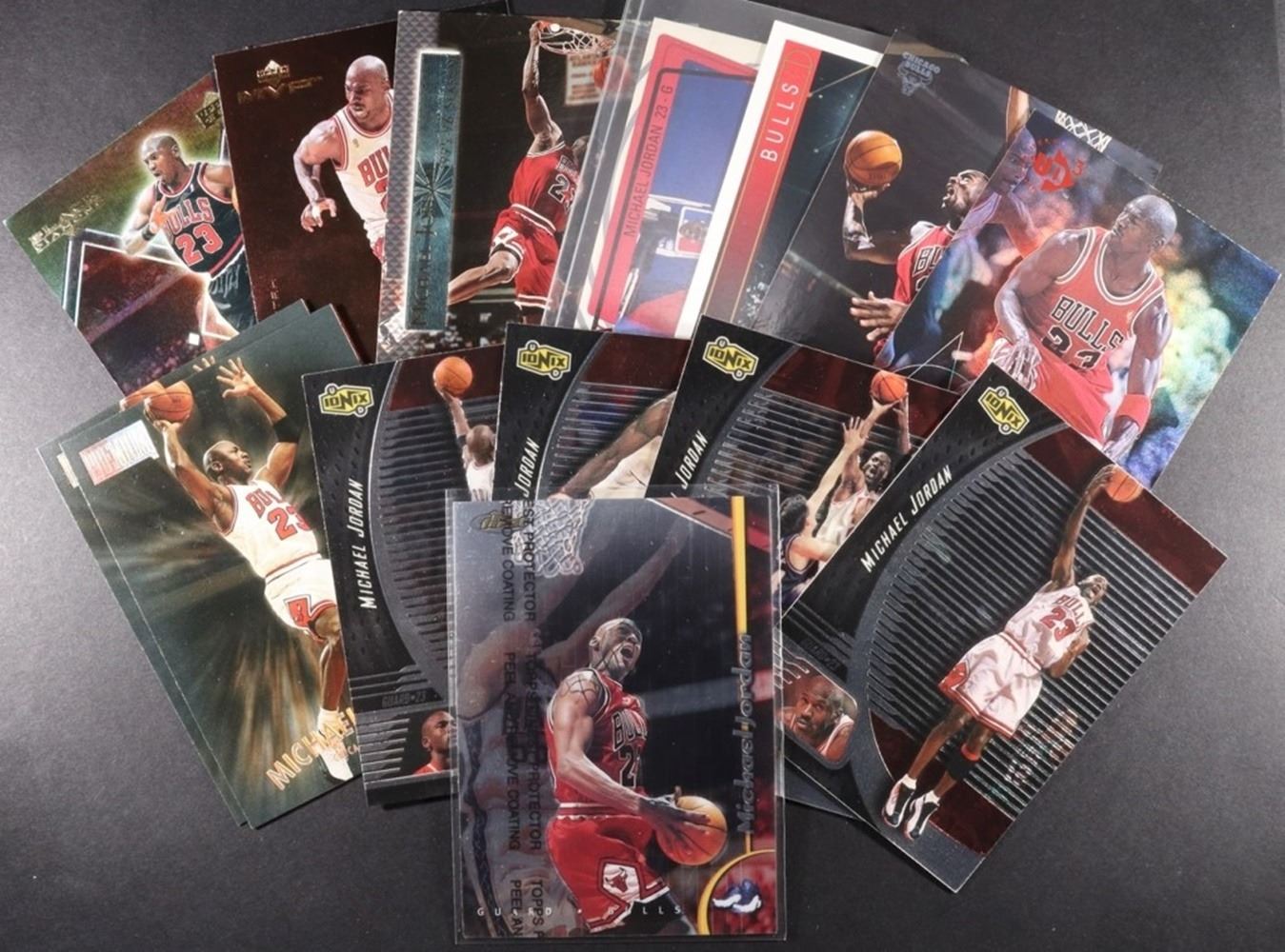 (14) MIXED MICHAEL JORDAN TRADING CARDS
