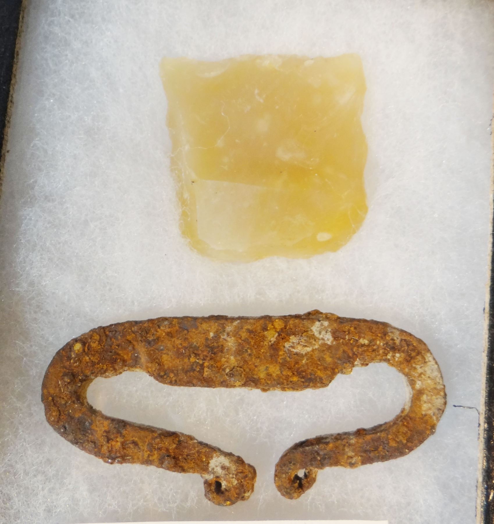 Strike-a-light w/flint stone, from Mexican War of 1846, Buena Vista, Mexico