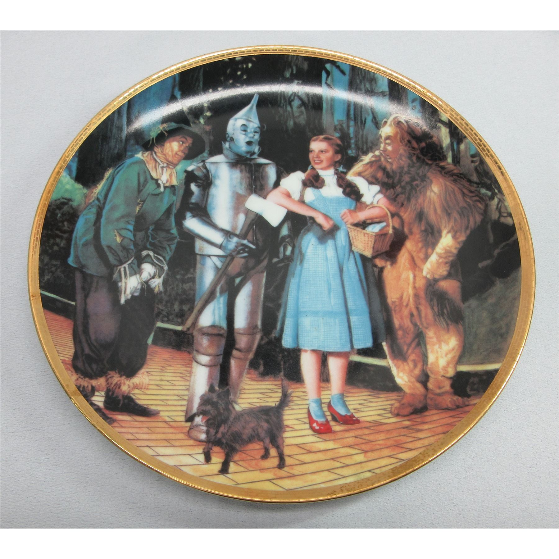 Wizard of Oz Commemorative Plate - We're Off to See the Wizard