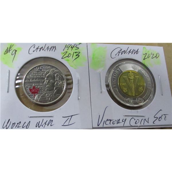 1945 - 2020 COMMEMORATIVE WORLD WAR II VICTORY COIN SET