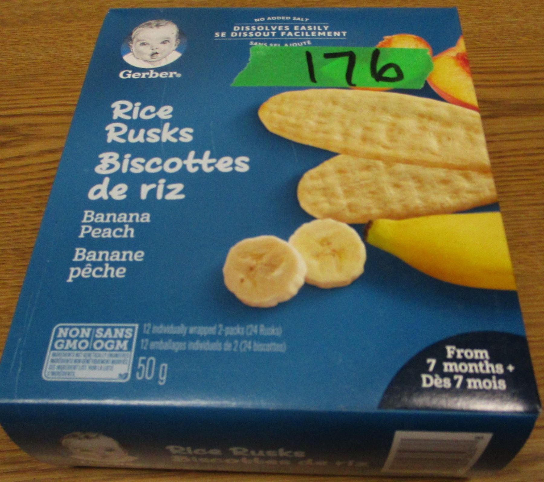 SHELF PULLS (AS IS): RICE RUSKS (50G) - BOX