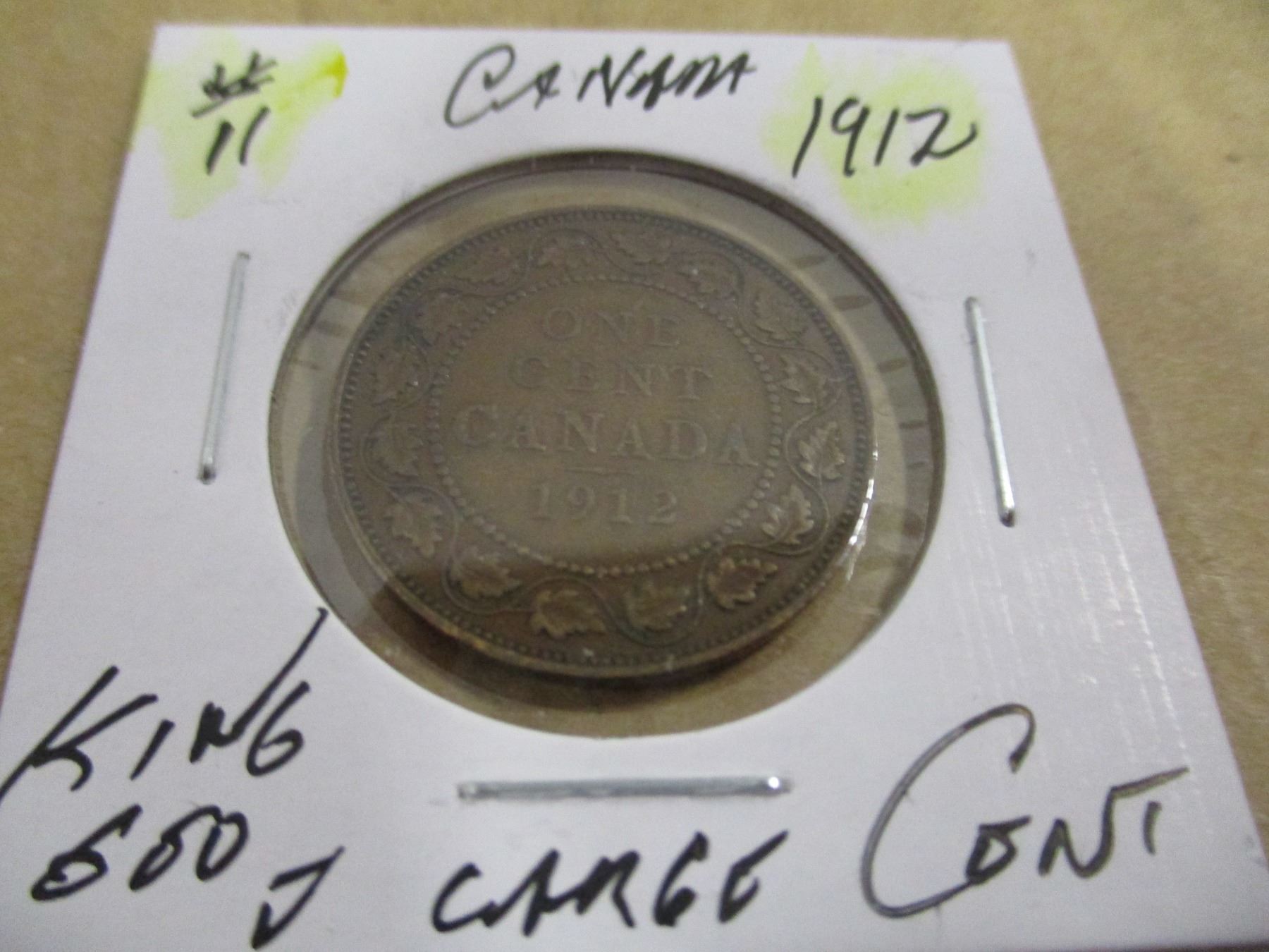 1912 CANADA KING GEORGE V LARGE PENNY