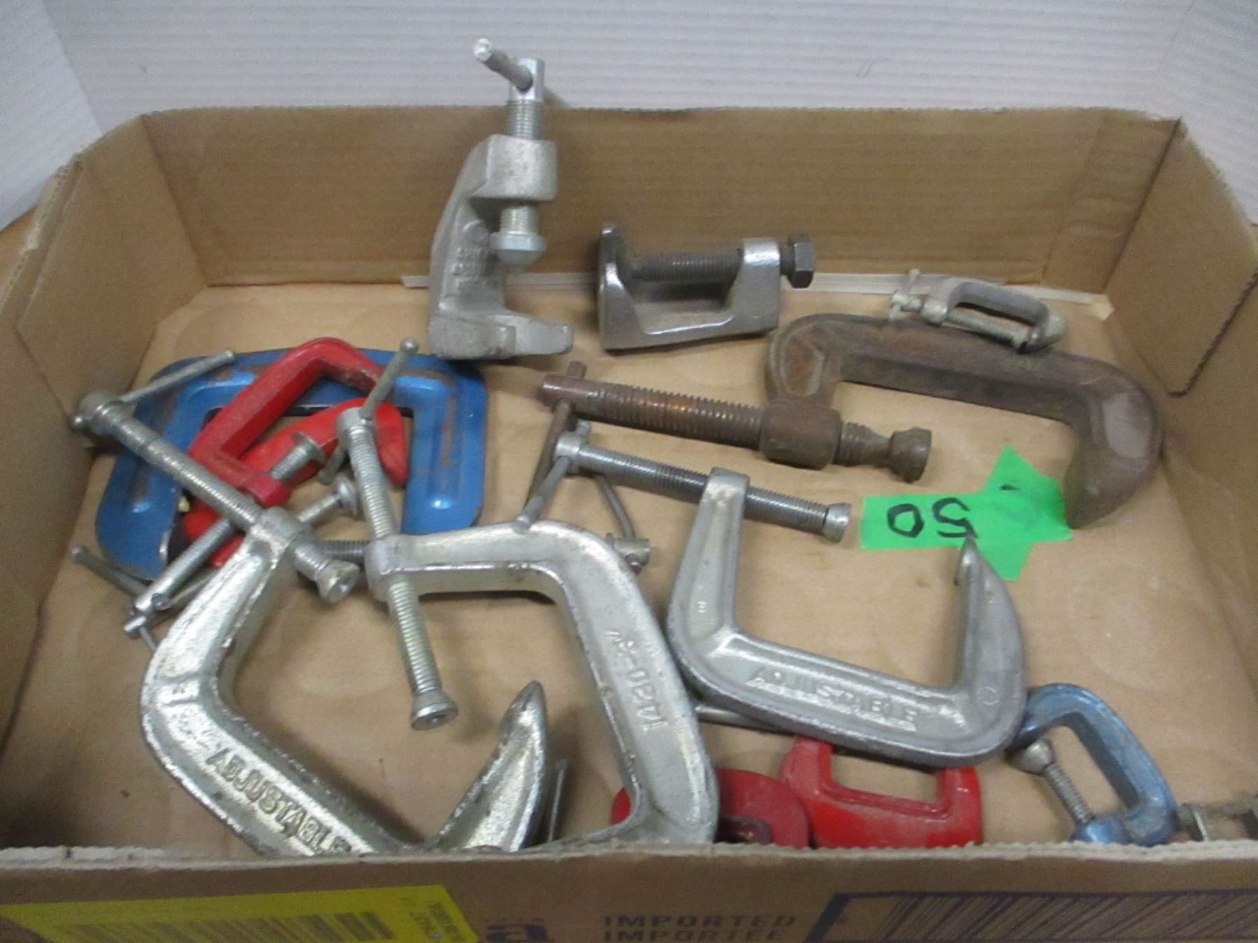 ESTATE: FLAT C/W VARIOUS C-CLAMPS