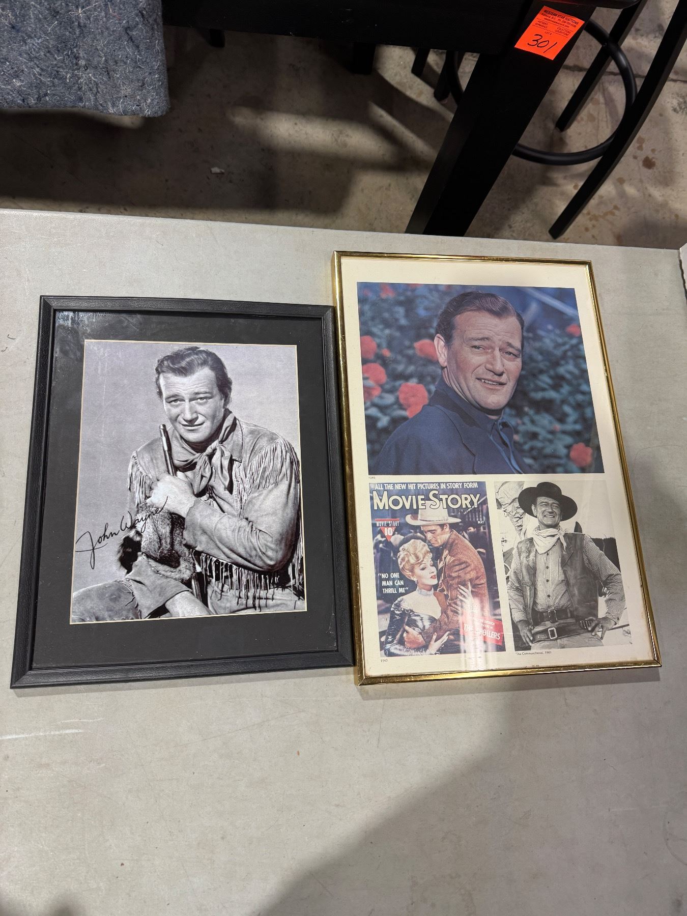John Wayne collectible wall hangings
