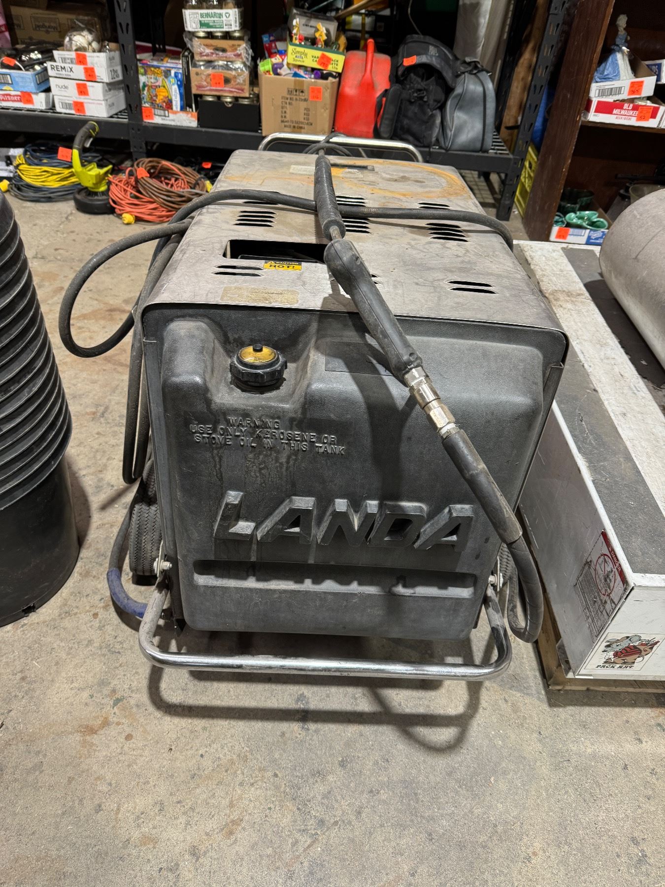Landa hot water pressure washer