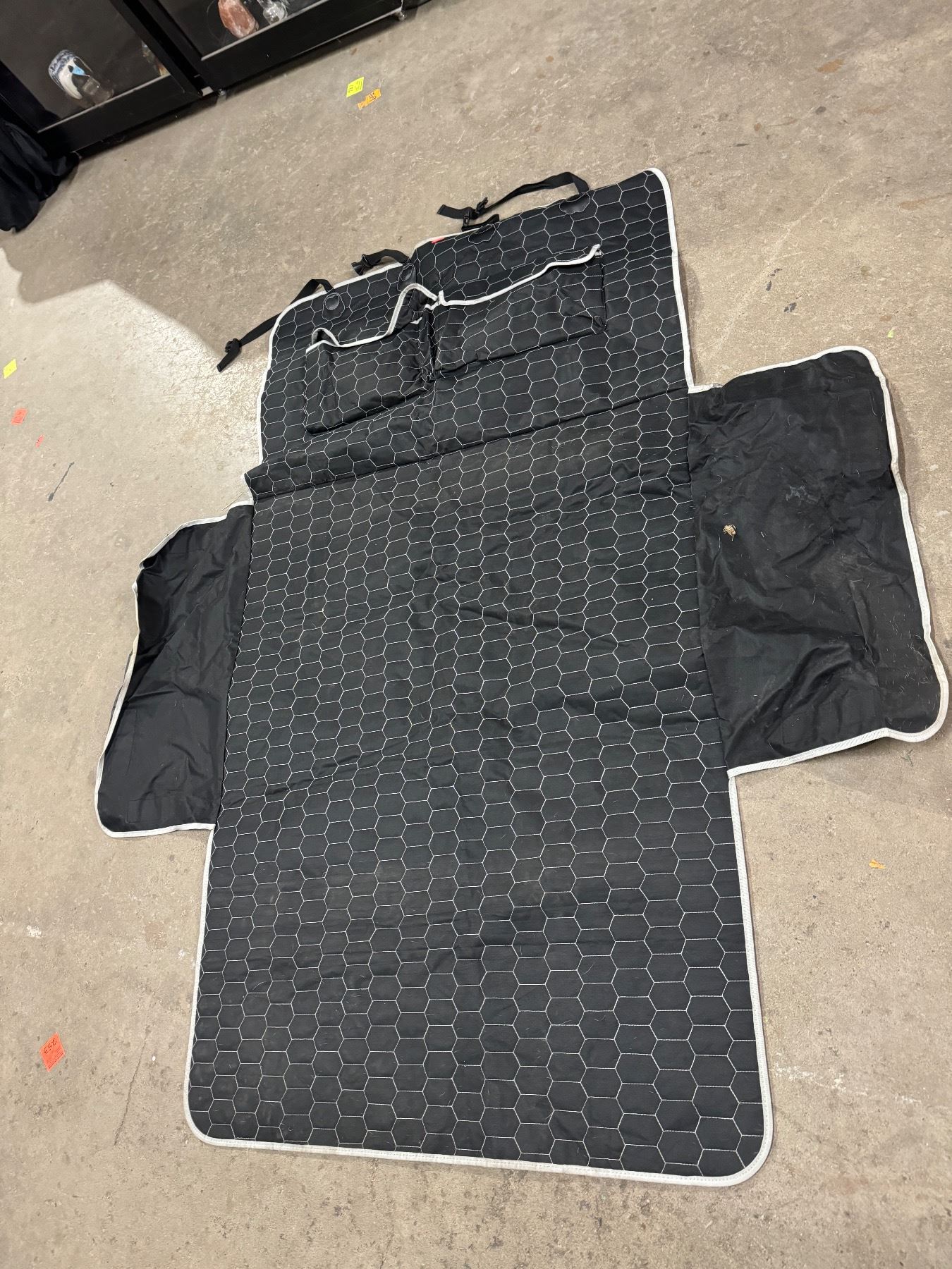 Dog Cage Cover, 8 Panel Dog Playpen Cover Semi Mesh Design