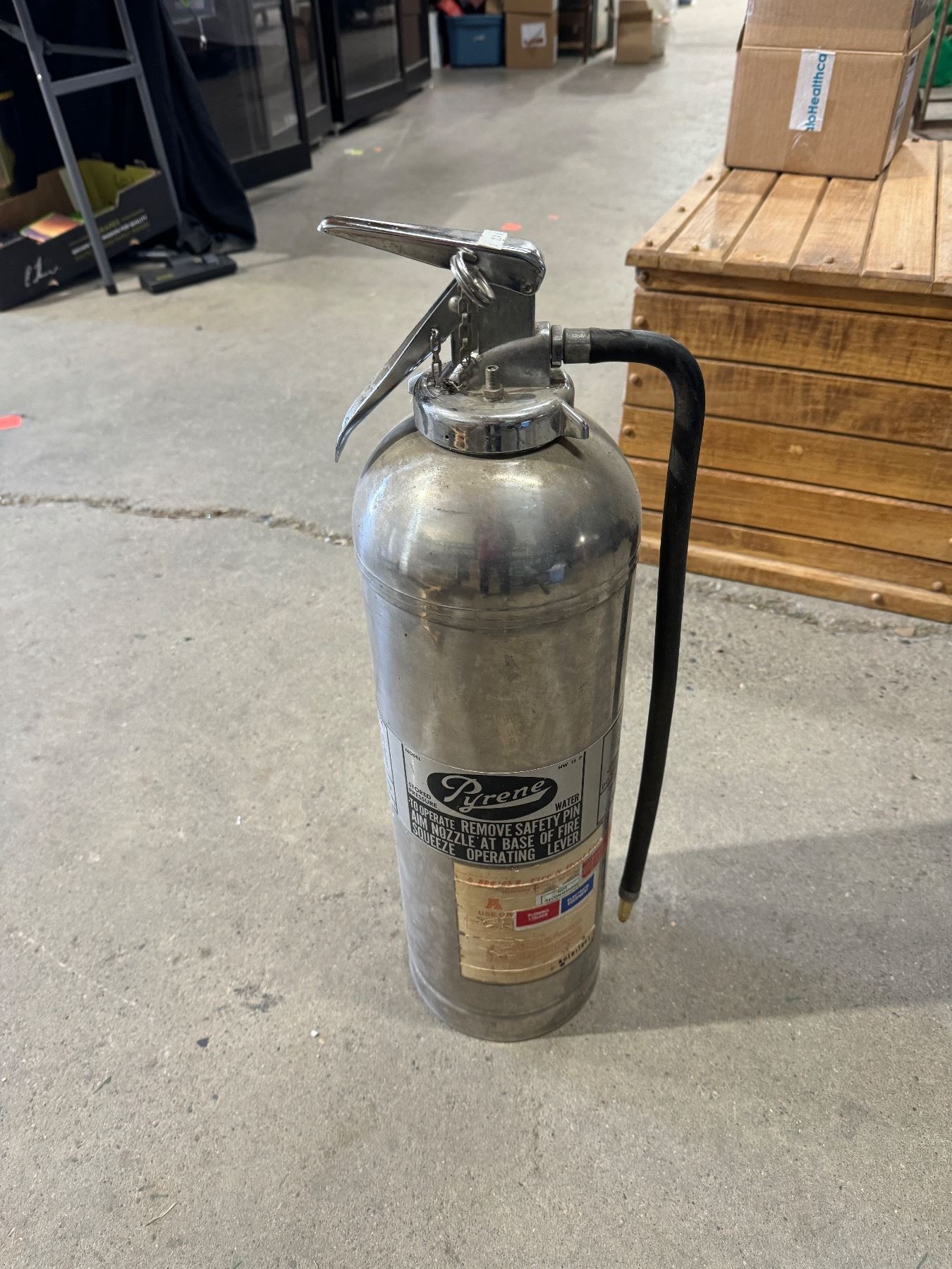 Pyrene extinguisher