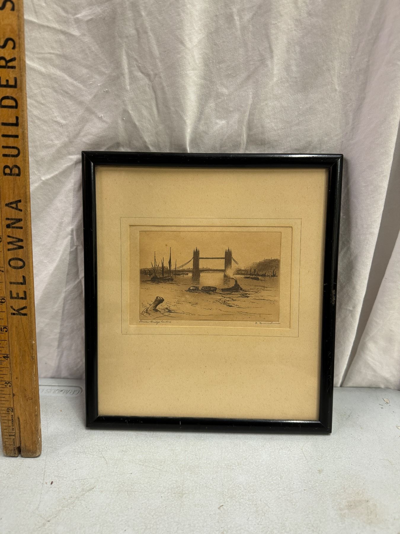 Antique C.Dickens etching