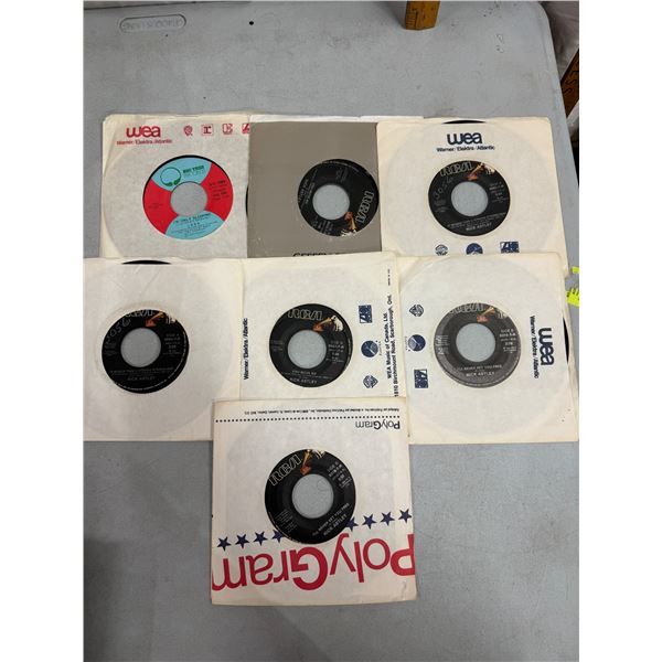 7 records 45's