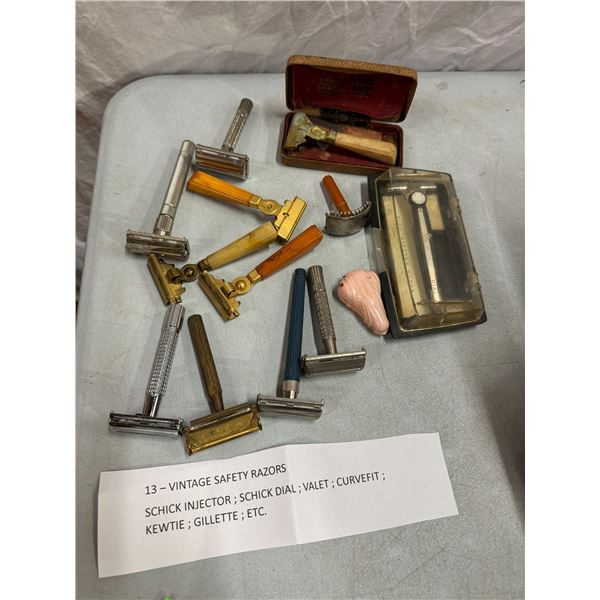 Vintage safety razors