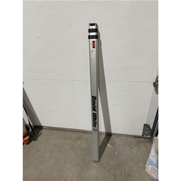 David White 3 Section Aluminum Dual Sided Grade Rod Model 7703
