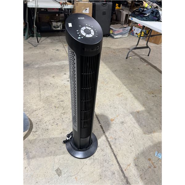 Tower fan with remote