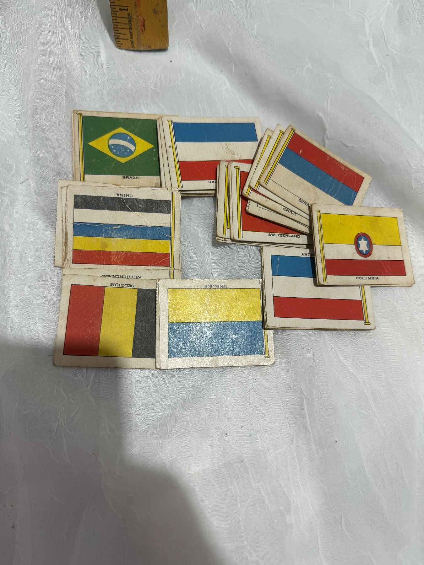 Vintage Collectible flag cards