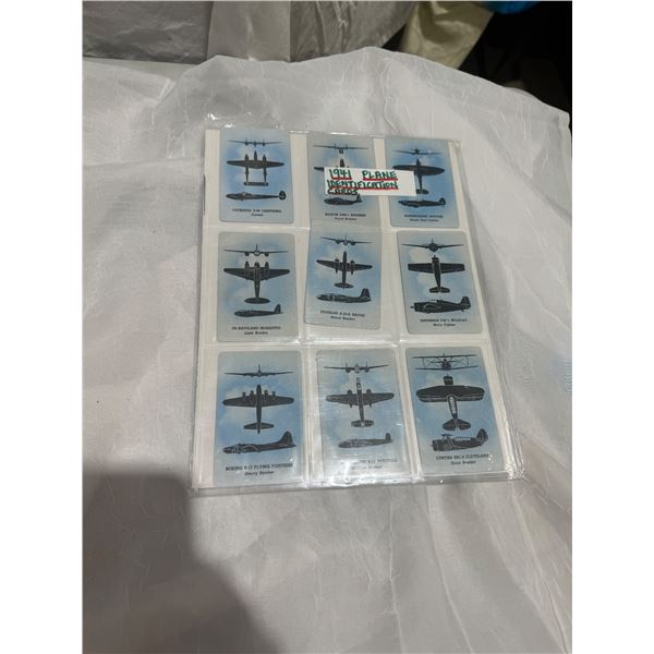 1941 Plane identification cards