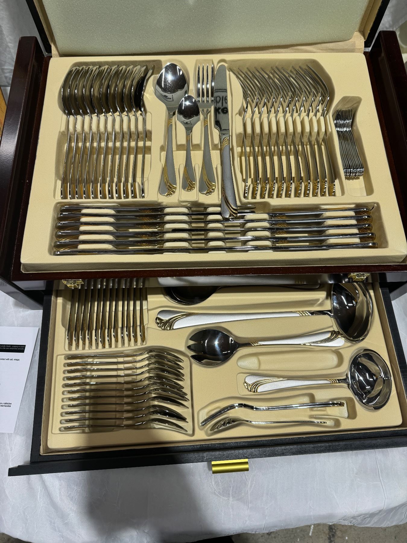Stokes flatware set
