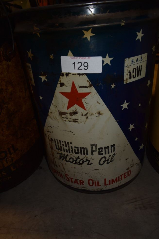 North Star William Penn Motor Oil 5 gallon Pail