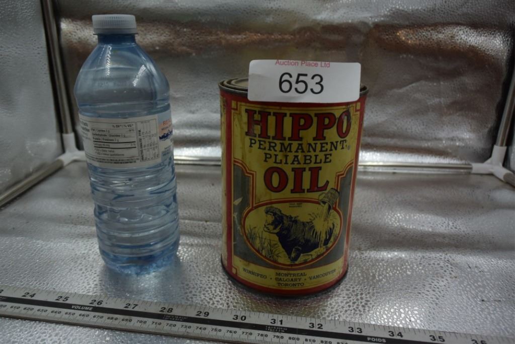 Hippo Oil Permanent Oil metal tin