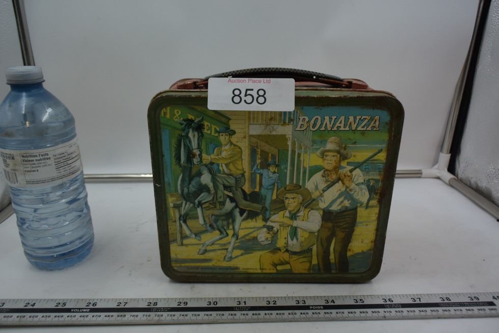 Vintage Bonanza metal lunch box