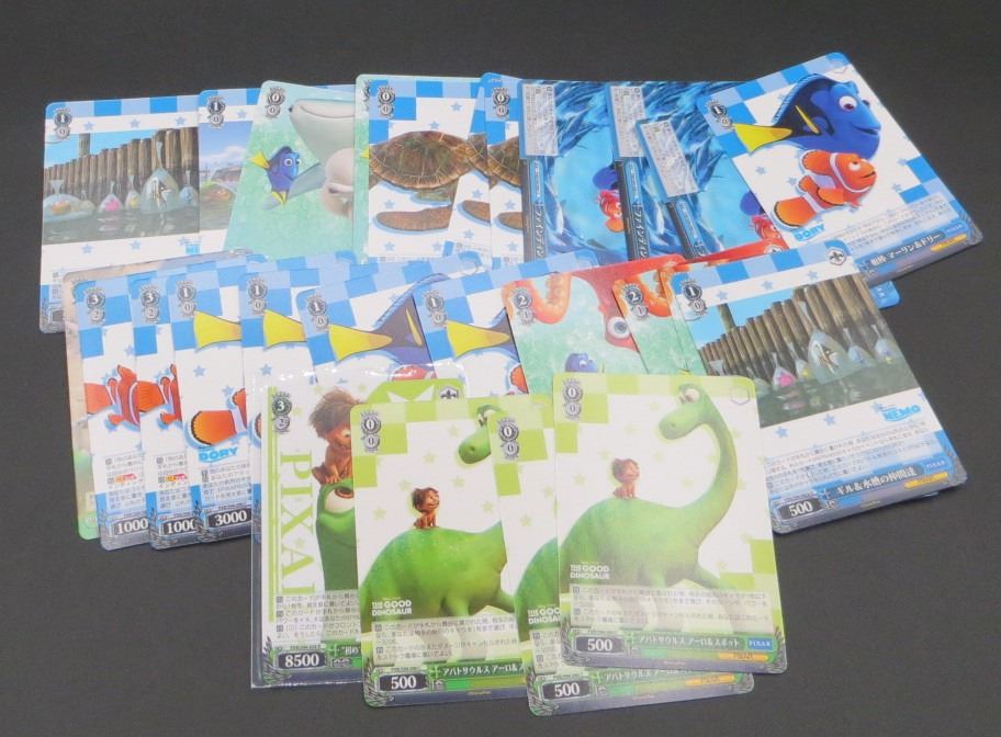 Weis Schwarz Disney/Pixar Japanese Finding Dory Lot Of 26 Various Cards