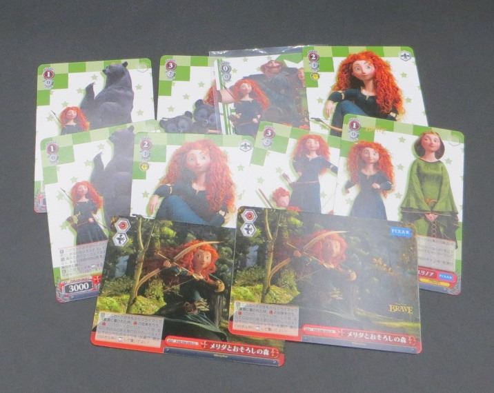 Weis Schwarz Disney/Pixar Japanese Brave Lot Of 10 Various Cards