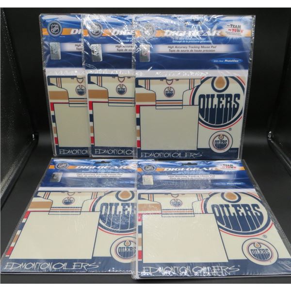5 Edmonton Oilers Team Mouse Pads