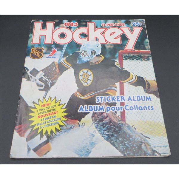 1983 OPC Hockey Sticker Book Complete